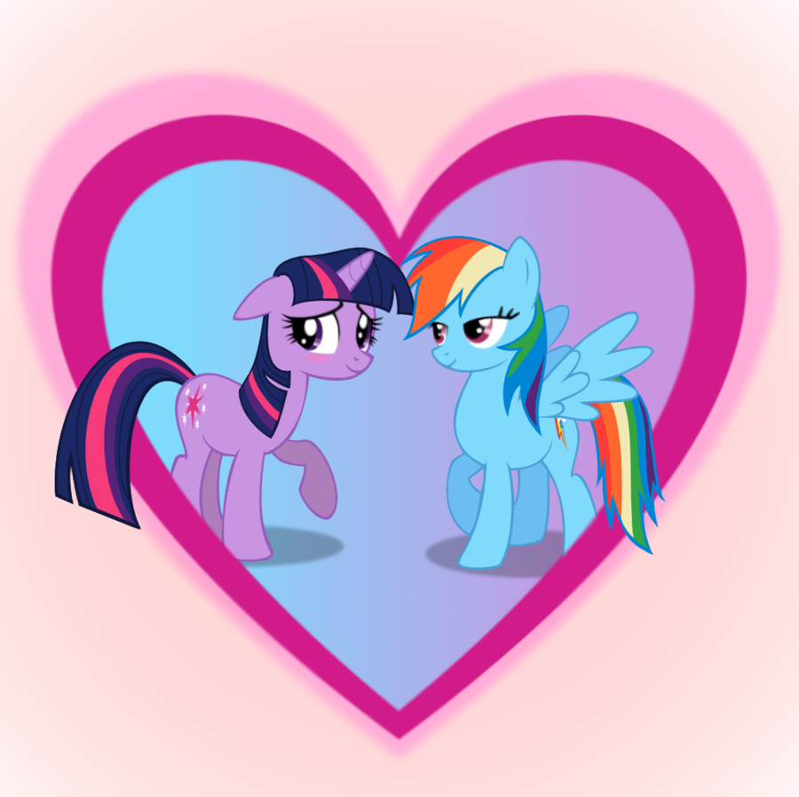 #70040 - safe, artist:dynadrag, rainbow dash, twilight sparkle ...
