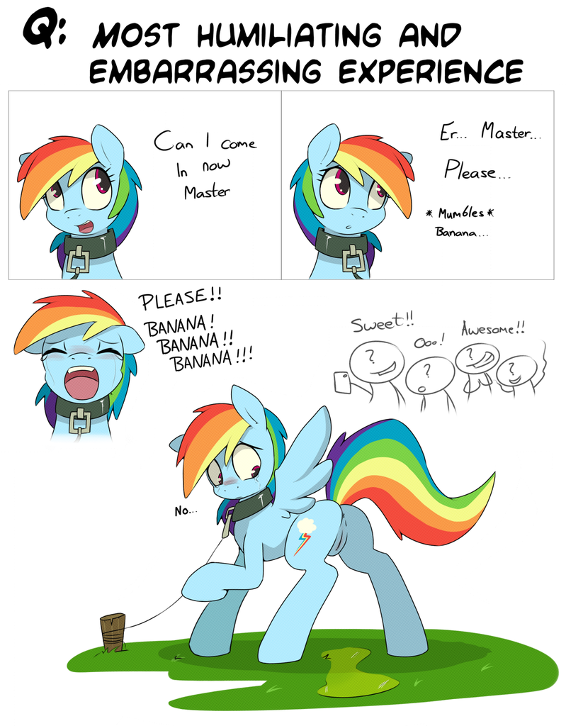 Rainbow Dash Embarrassed
