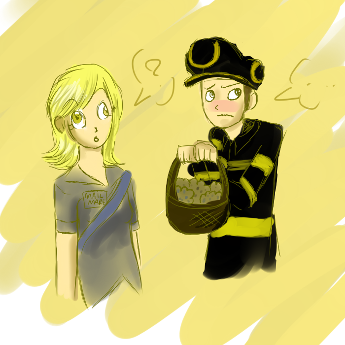 #93999 - safe, artist:pan-pizza, artist:razeespeon, derpy hooves, oc ...