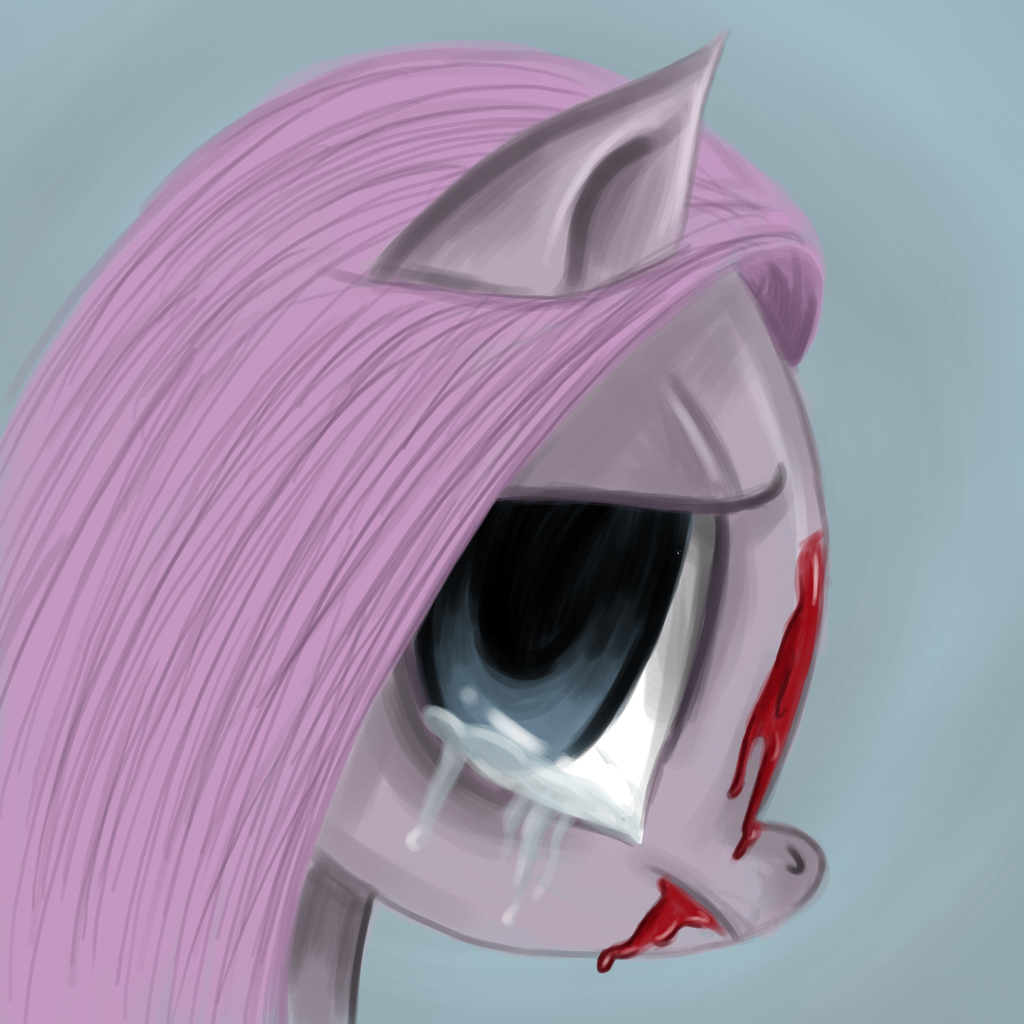 #94603 - grimdark, artist:hexagonacid, pinkie pie, blood, crying, duo ...