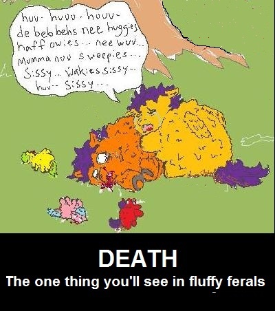 #94692 - grimdark, artist:harbinger, fluffy pony, blood, crying, dead ...