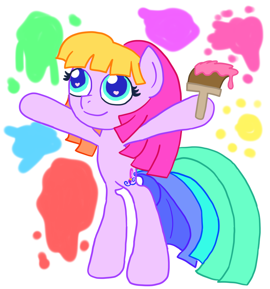 #95470 - safe, artist:dustyranger, toola-roola, g3, g3.5, paint, paint ...