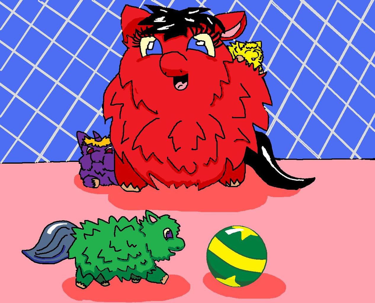 #97009 - safe, fluffy pony, ball, cheek puffing, fluffy pony foals ...