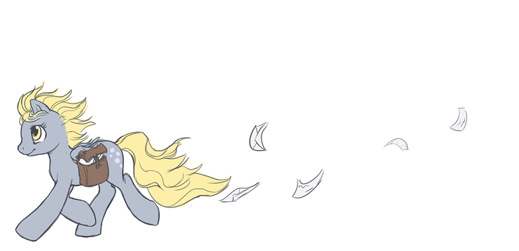 #97706 - safe, artist:noel, derpy hooves, pegasus, pony, g4, bag ...