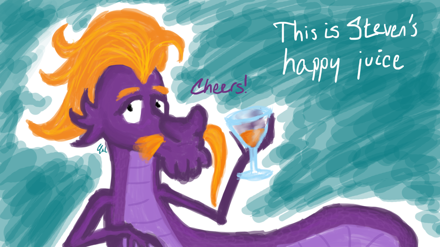 #99956 - safe, artist:instantanarchy, steven magnet, g4, happy juice ...