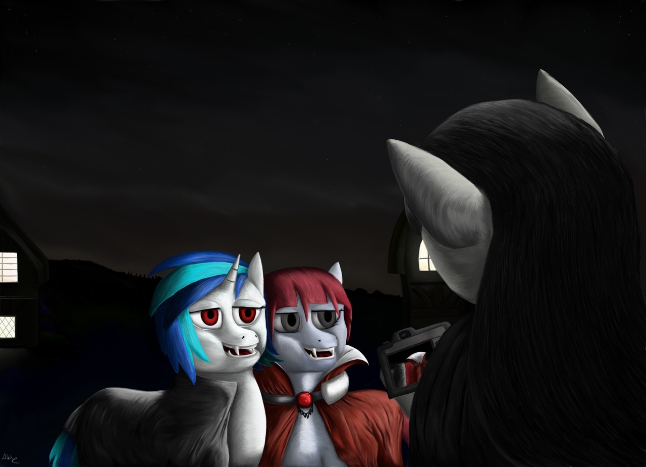 #102760 - safe, artist:alexrockclimber, dj pon-3, octavia melody, vinyl scratch, pony, unicorn ...