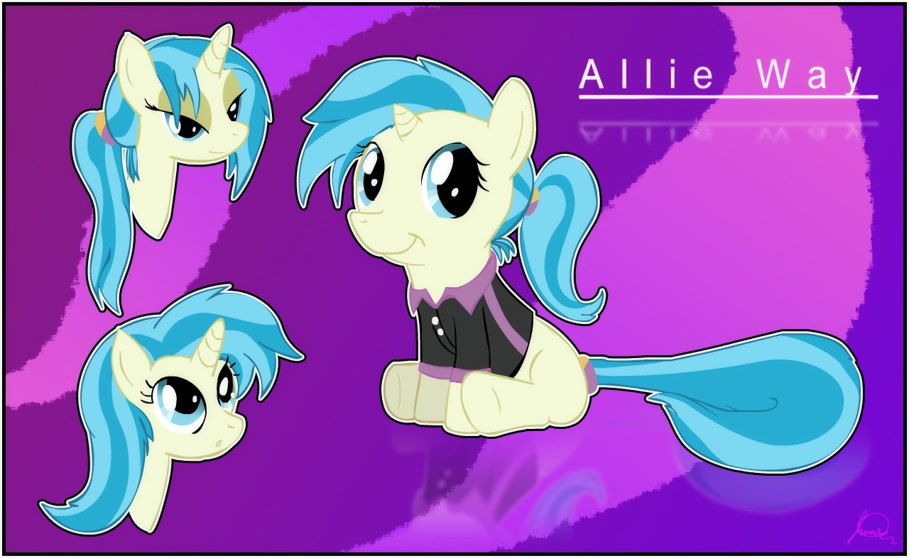 #103210 - safe, artist:ryuukiba, allie way, pony, unicorn, g4, filly ...