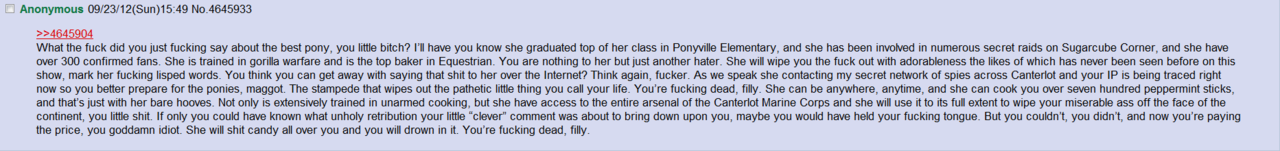 #104980 - safe, twist, g4, /mlp/, 4chan, 4chan screencap, copypasta ...