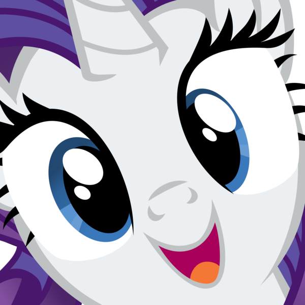 Rarity Face Happy