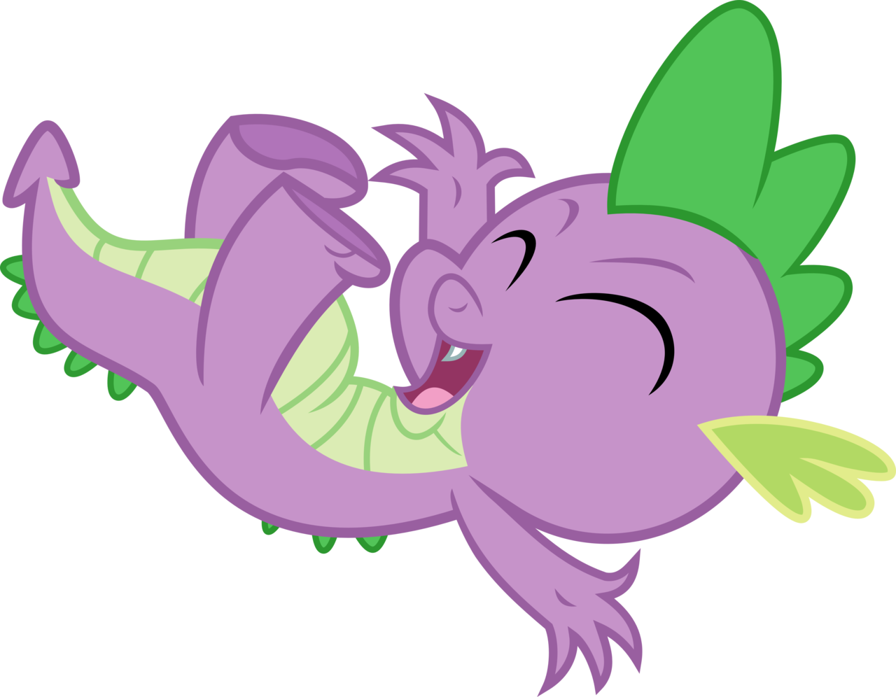 #106172 - safe, artist:ambassad0r, spike, dragon, g4, laughing, simple ...