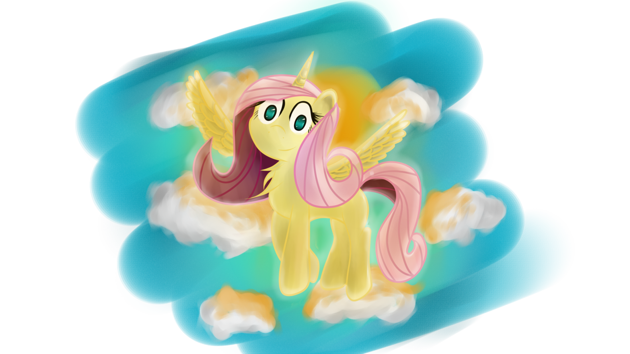 #108298 - safe, artist:timeforsp, fluttershy, alicorn, pony ...