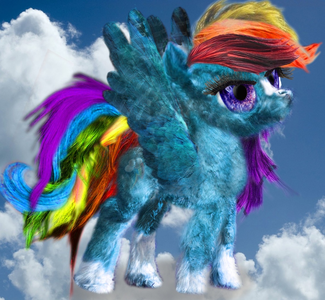 #109052 - safe, rainbow dash, pony, realistic - Derpibooru