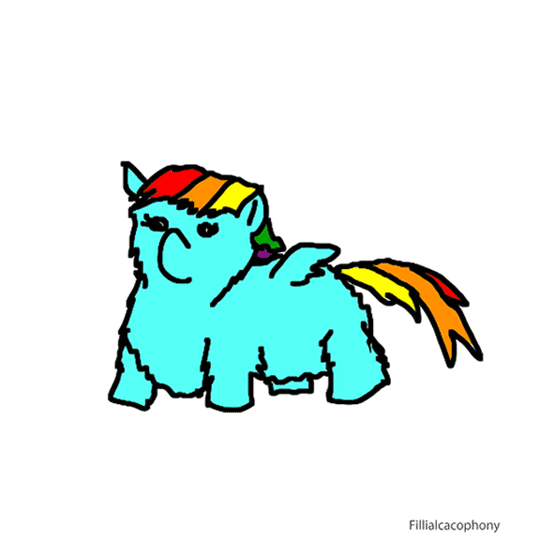 #92468 - safe, artist:fillialcacophony, rainbow dash, fluffy pony, g4 ...