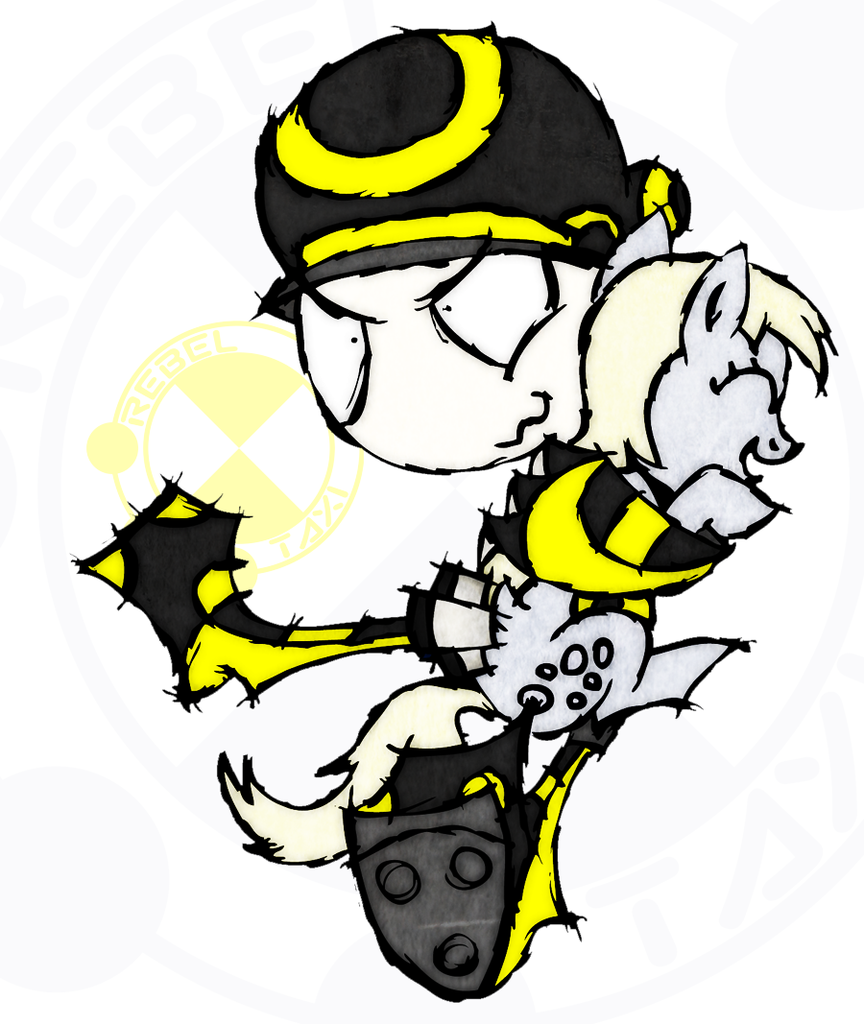 #92673 - safe, artist:pan-pizza, derpy hooves, oc, oc:pan-pizza ...