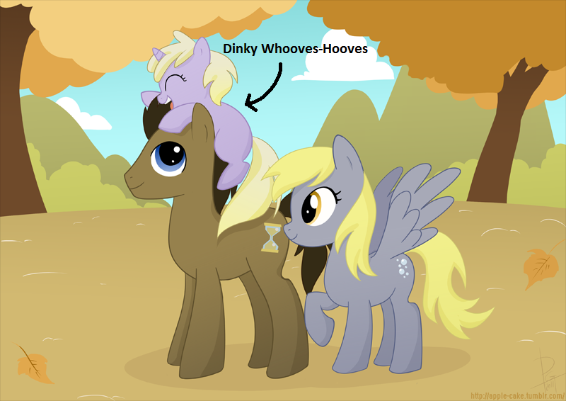 Mlp Derpy And Dr Whooves And Dinky