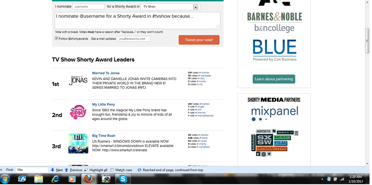 #208417 - safe, meta, poll, shorty awards, text, twitter - Derpibooru