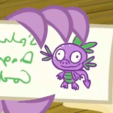 #208594 - safe, spike, spike at your service, animated, doodle spike ...