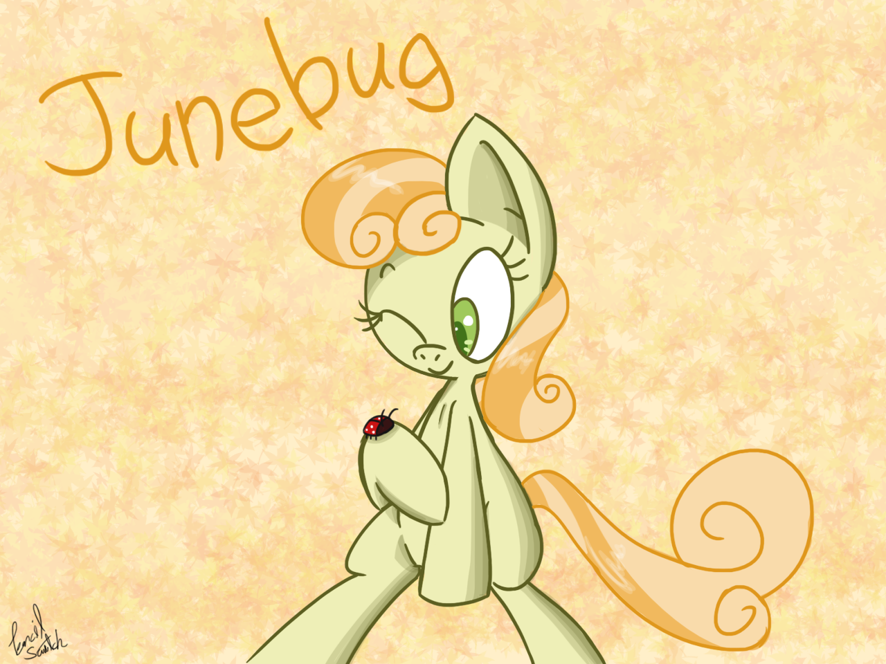 #209040 - safe, artist:voids-edge, junebug, ladybug - Derpibooru