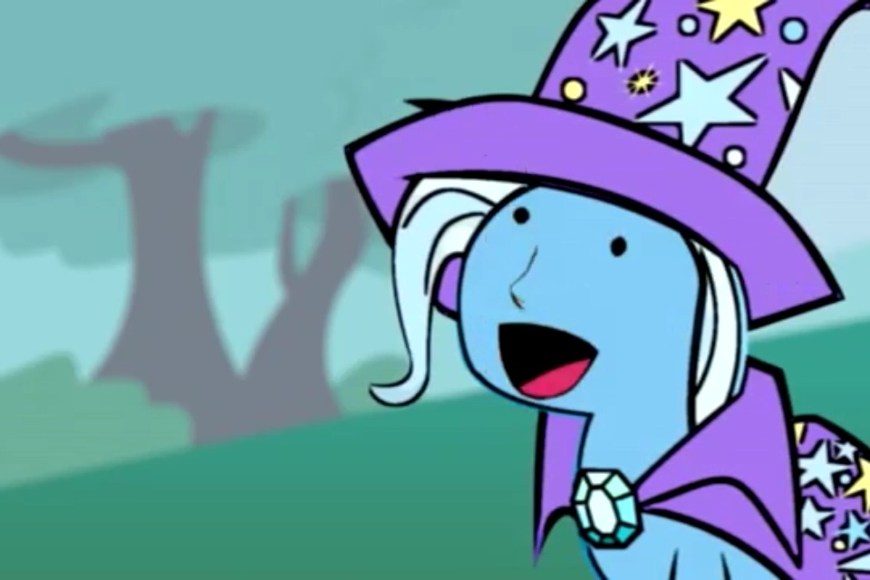 #212335 - safe, artist:adecoy95, screencap, trixie, pony, unicorn, g4 ...