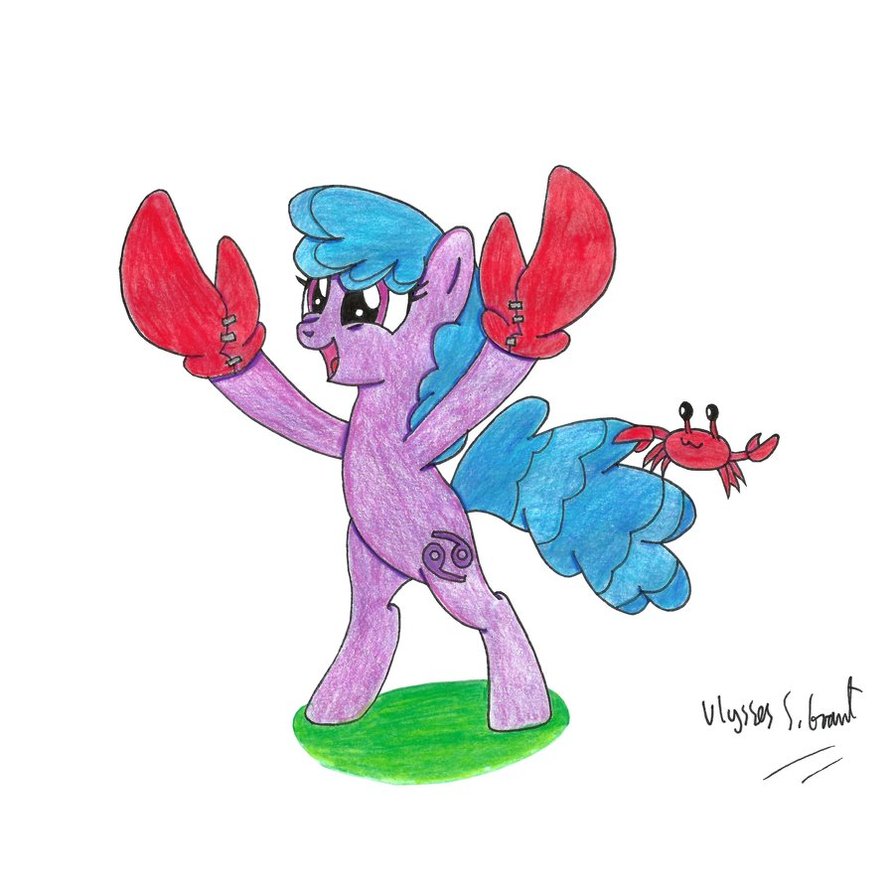 #214379 - safe, artist:ulyssesgrant, cancer (g4), crab, earth pony ...