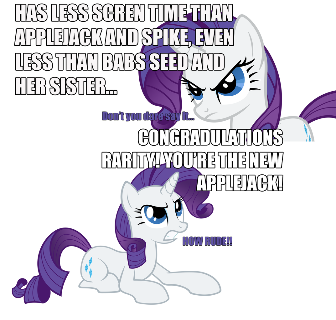 #216017 - safe, rarity, g4, image macro, x is the new y - Derpibooru