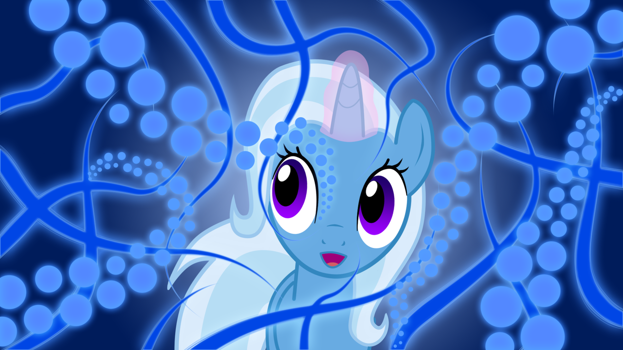 #216543 - safe, artist:tjtreece, trixie, magic, swirls, wallpaper ...