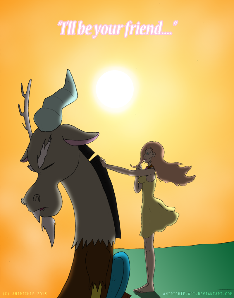 #218606 - safe, artist:ladyanidraws, discord, fluttershy, humanized ...