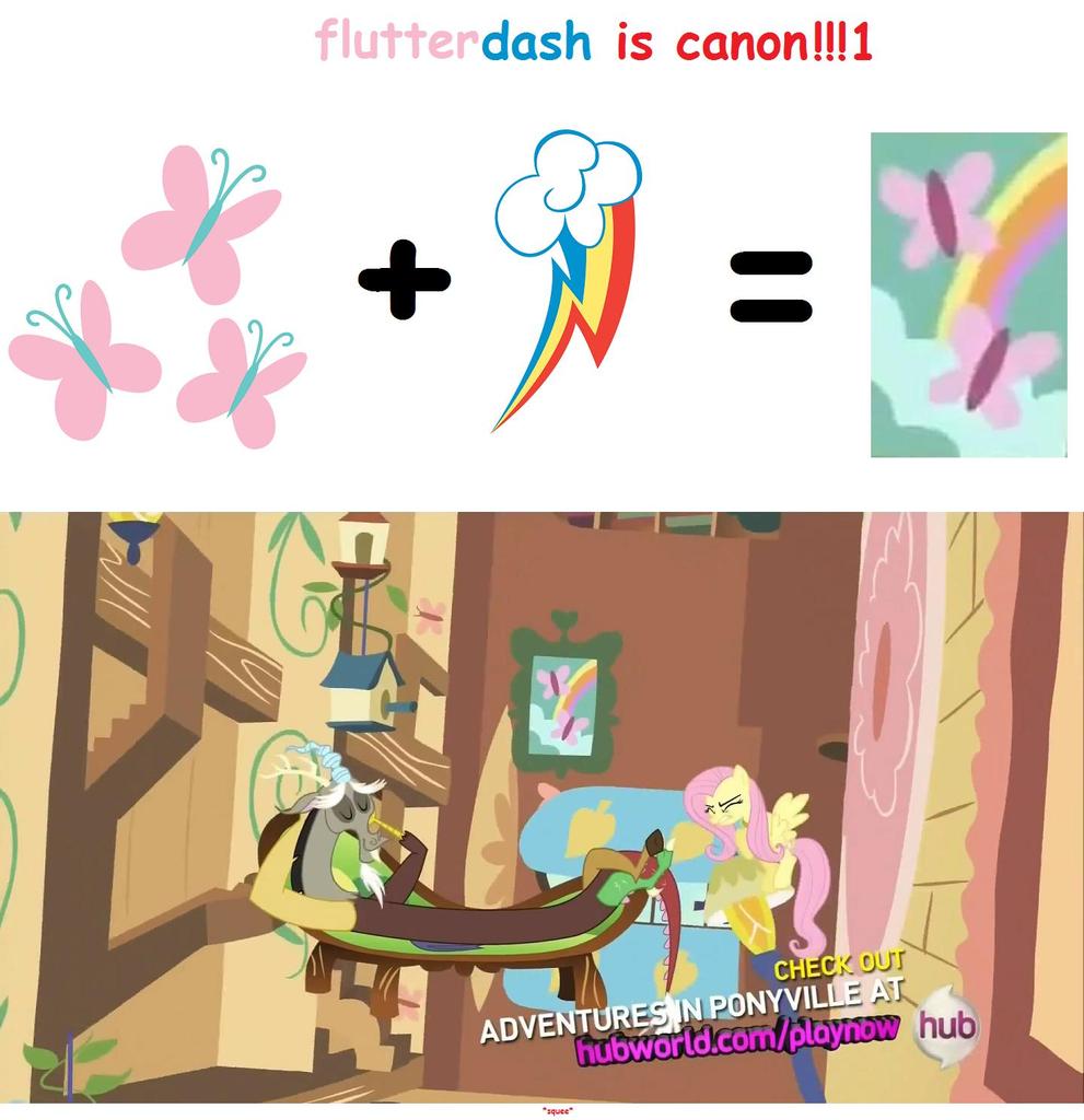 #219007 - safe, discord, fluttershy, g4, keep calm and flutter on ...