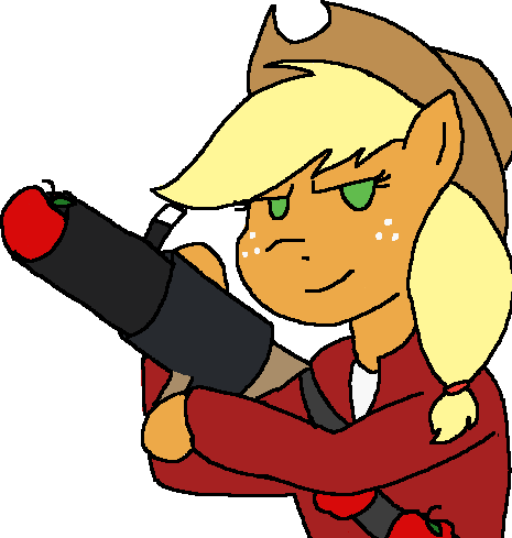 #220853 - safe, applejack, g4, soldier, soldier (tf2), team fortress 2 ...