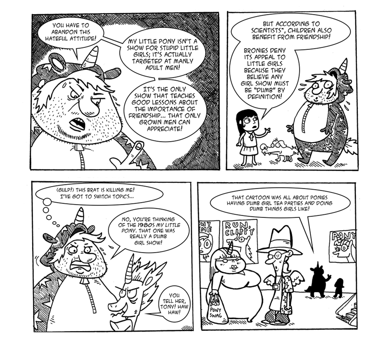 #222183 - safe, artist:krampuskind, human, breasts, brony, clothes ...