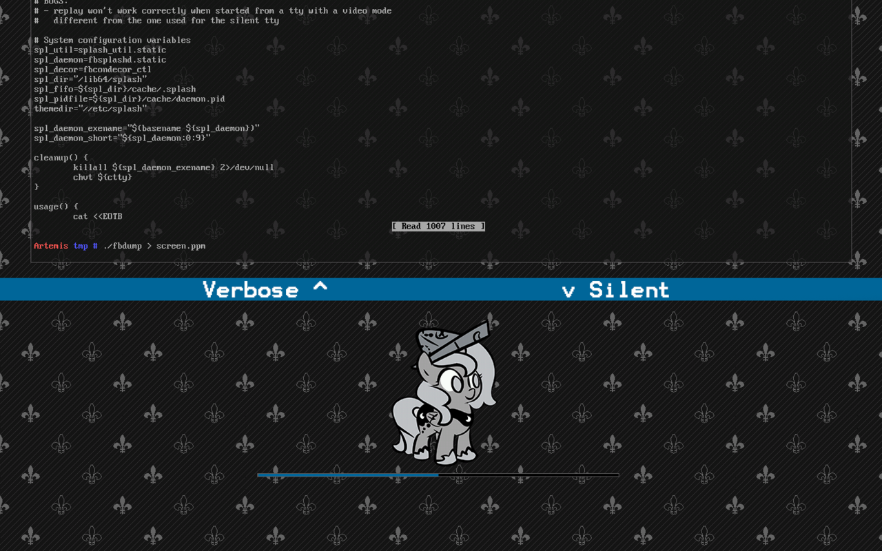 #223667 - safe, princess luna, pony, g4, cute, gentoo, linux, woona ...