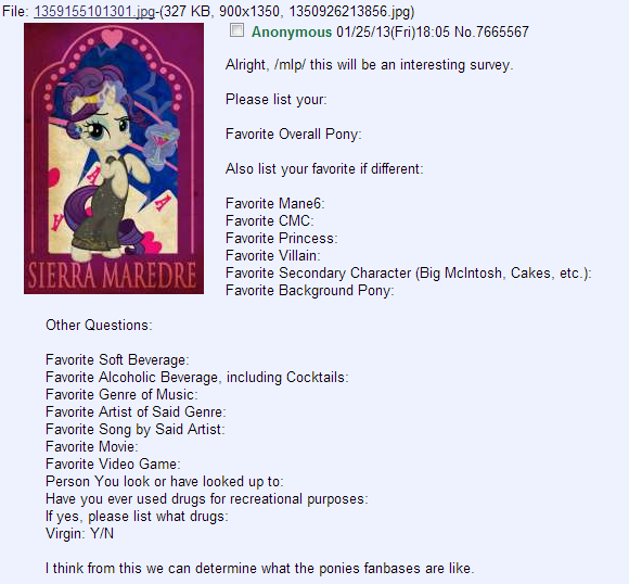 #223690 - safe, rarity, g4, /mlp/, 4chan, 4chan screencap, poll, solo ...