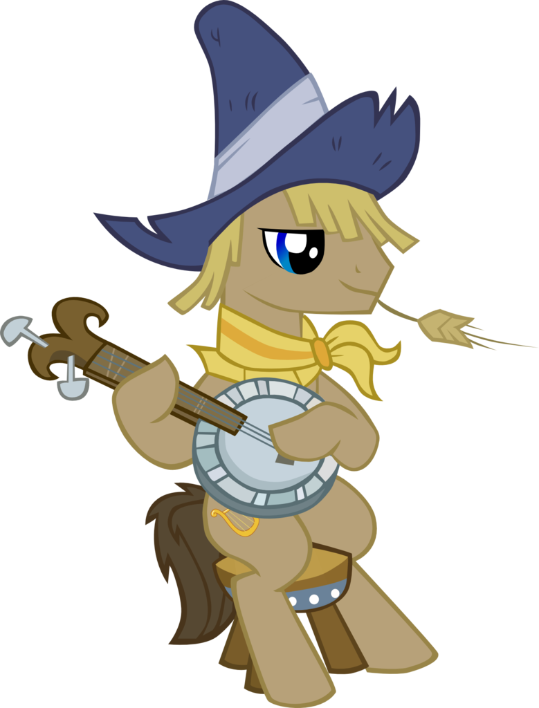 #224990 - safe, artist:lavenderextract, earth pony, pony, banjo, lidded ...