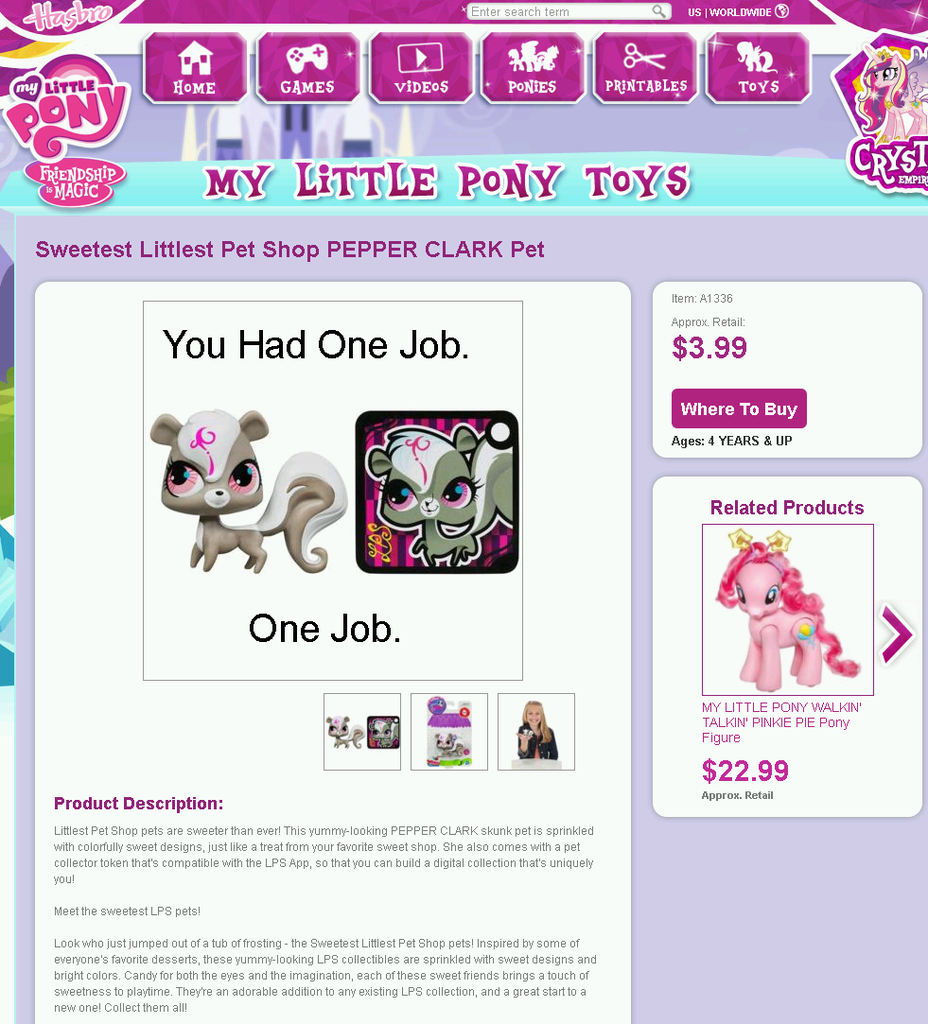 #226843 - safe, pinkie pie, princess cadance, skunk, g4, official ...