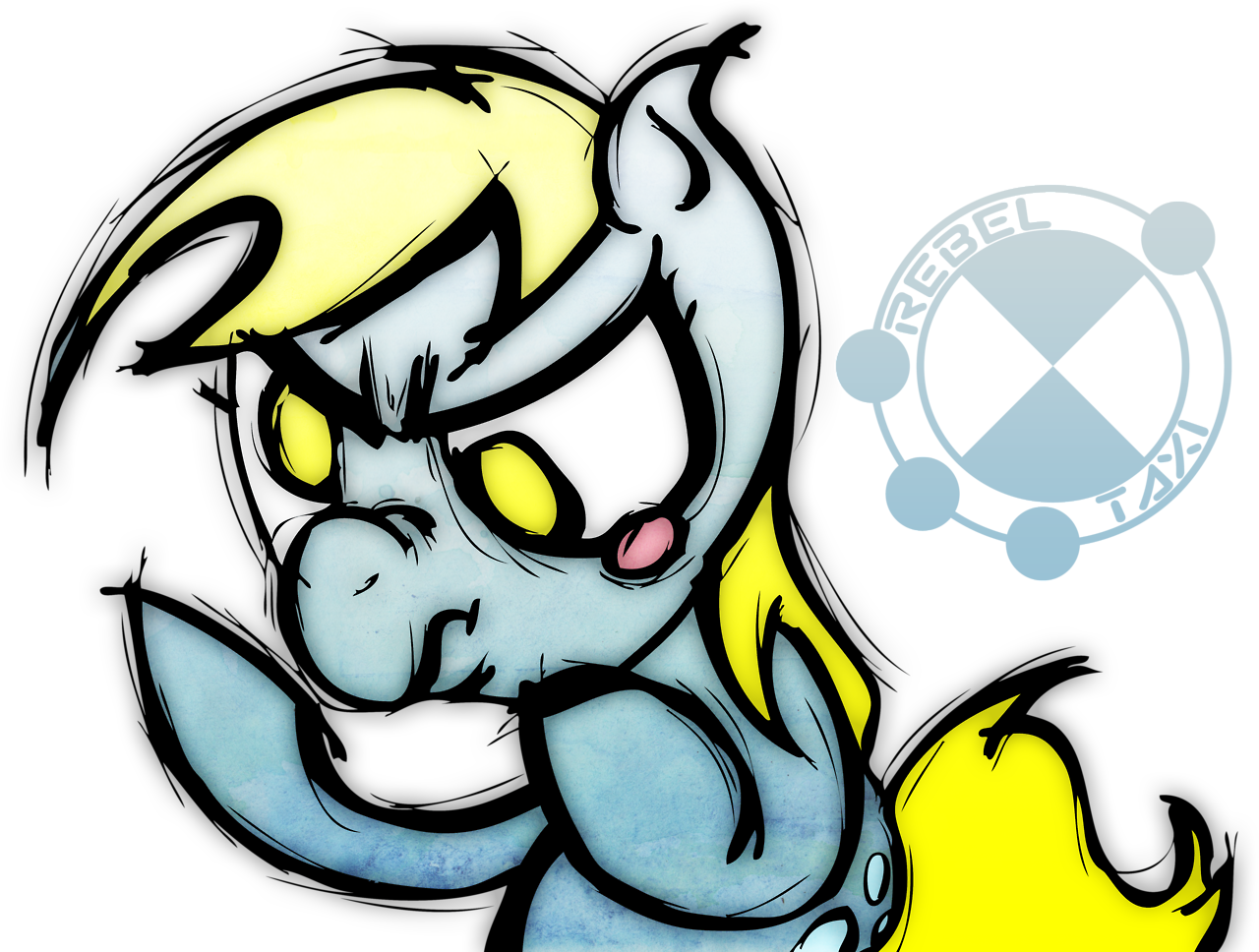 #227488 - safe, artist:pan-pizza, derpy hooves, pegasus, pony, g4 ...