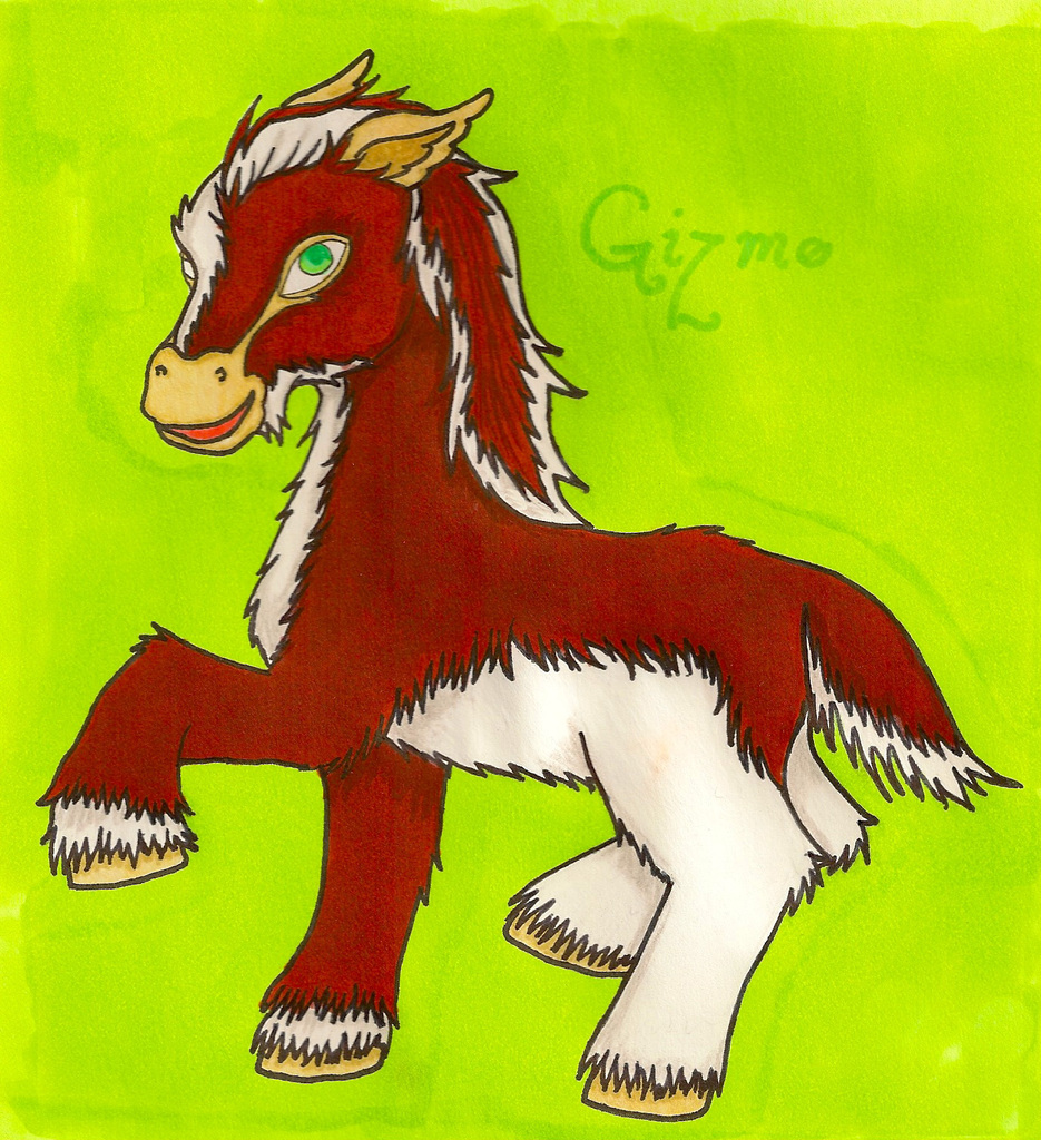 #229491 - safe, artist:jloucherrystar, crossover, gizmo (gremlins ...