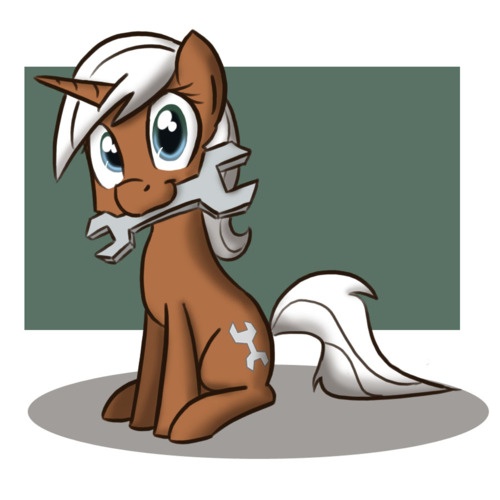 #202450 - safe, artist:eliwood10, silver spanner, pony, unicorn, solo ...