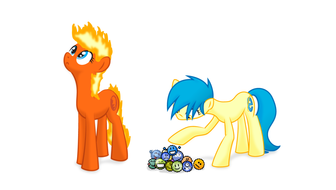 #204832 - safe, artist:parallaxmlp, oc, oc:internet explorer, browser ...