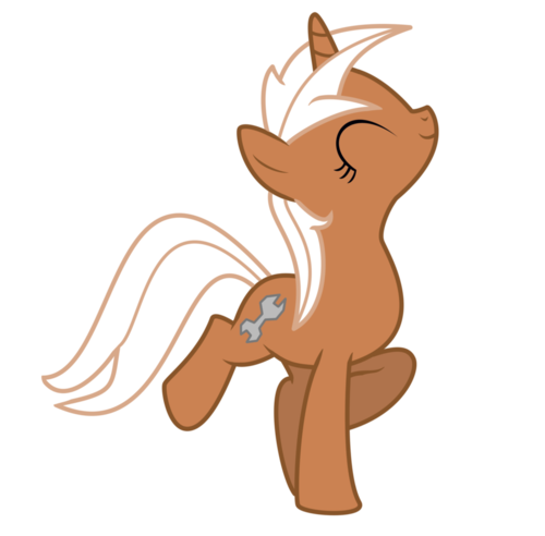 #205734 - safe, artist:emkay-mlp, silver spanner, happy - Derpibooru