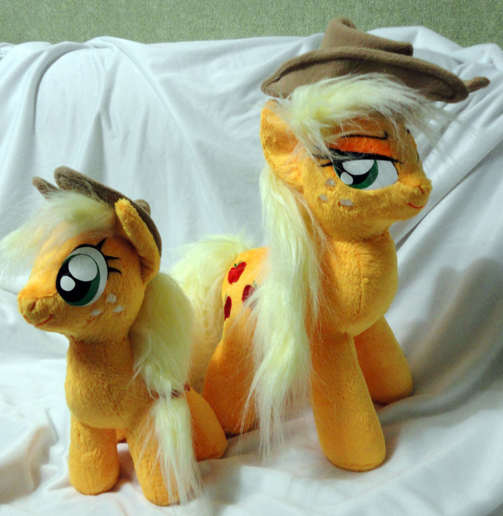 #205745 - safe, artist:rens-twin, applejack, irl, photo, plushie ...