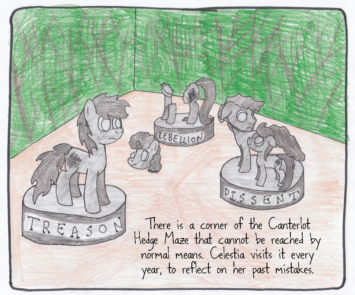 #206045 - safe, artist:brokenhero0409, pony, canterlot hedge maze ...