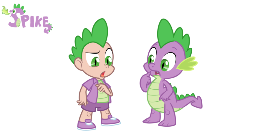 #207653 - safe, artist:trinityinyang, edit, spike, g4, humanized ...