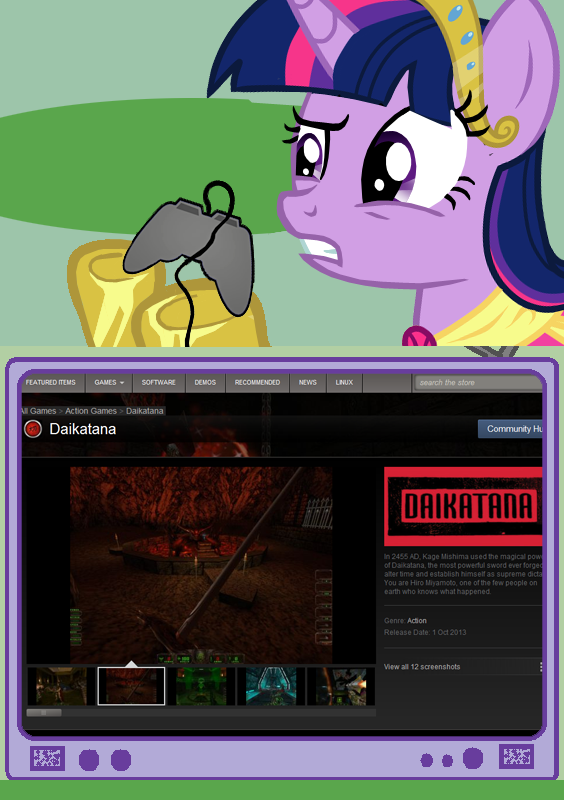 #439382 - safe, twilight sparkle, alicorn, pony, g4, daikatana ...