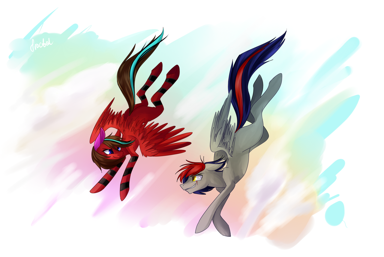 #445570 - safe, artist:weird--fish, oc, oc only, oc:kouta, oc:lucy ...