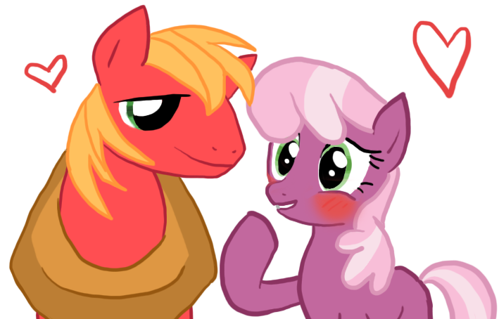 #446566 - safe, artist:lane-nee-chan, big macintosh, cheerilee, earth ...