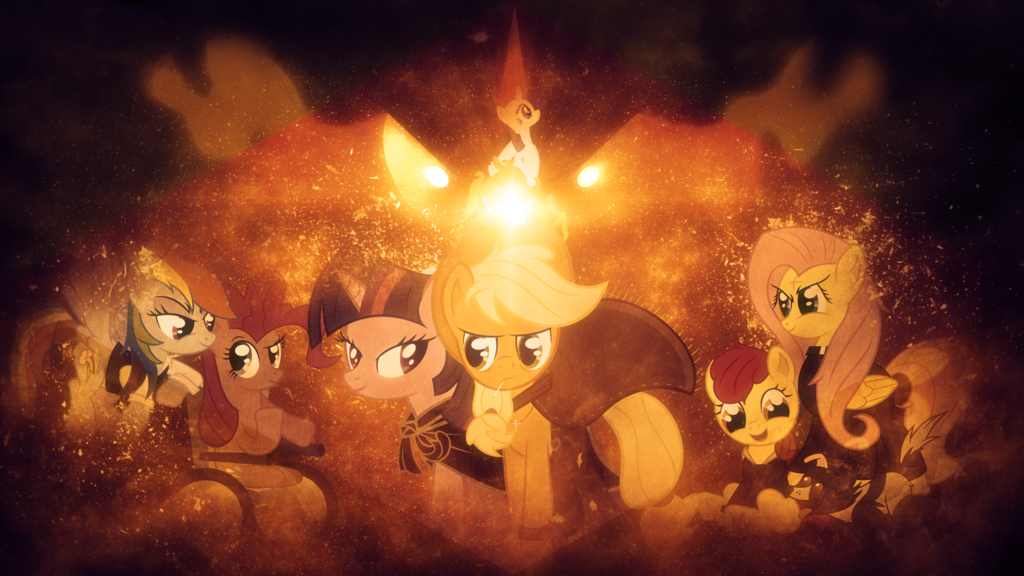 #446662 - safe, artist:tzolkine, apple bloom, applejack, fluttershy ...