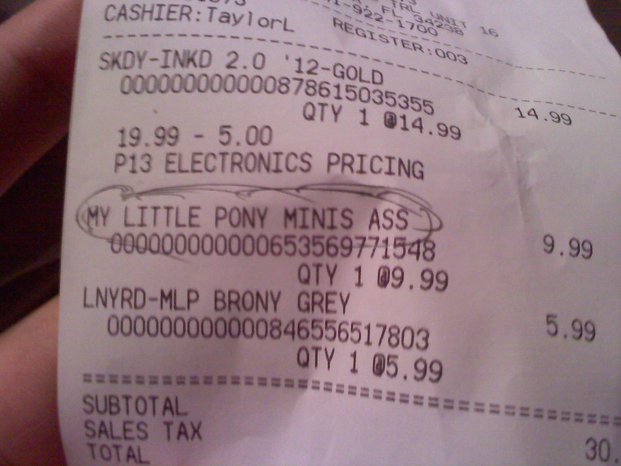 #446783 - safe, ass, butt, irl, out of context, photo, receipt, shop ...