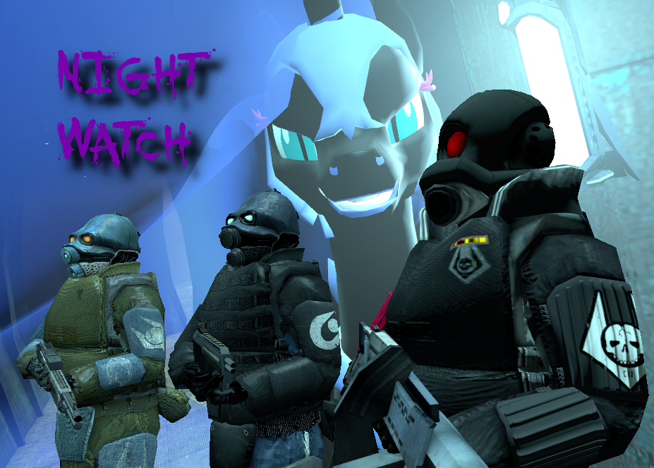 #447444 - safe, artist:dbuilder, nightmare moon, g4, 3d, combine, gmod ...