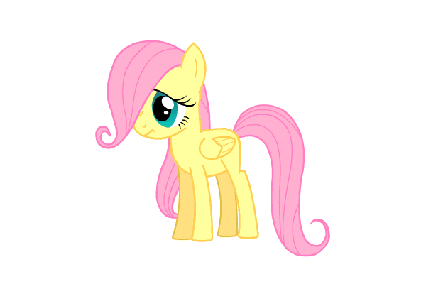 #448654 - safe, fluttershy, g4, animated, female, filly, solo - Derpibooru