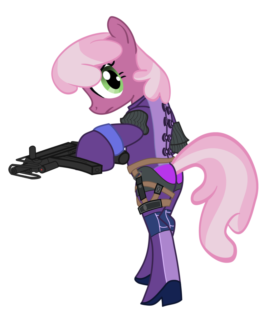 #440153 - safe, cheerilee, g4, cosplay, female, gun, jill valentine ...